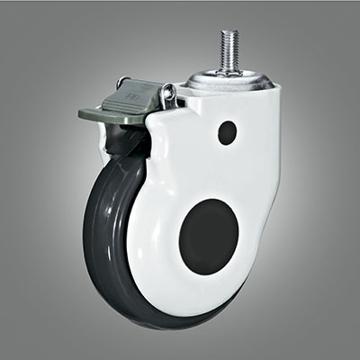 Medical Caster Series - Ladle Cover TPR (Flat) Threaded Stem Caster ...