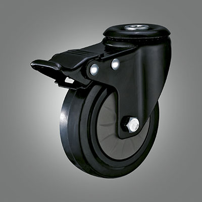 Medium Light Duty Caster Series - Elastic Rubber Hollow Rivet Caster ...